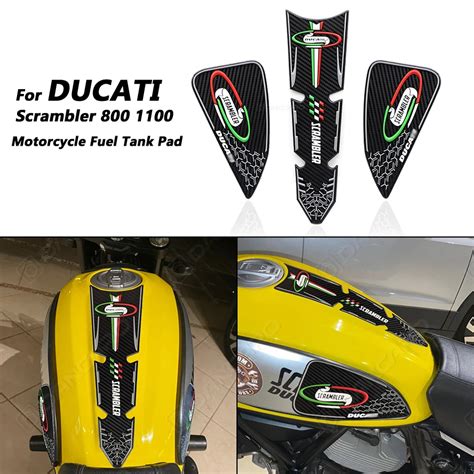Motorcycle Fuel Tank Pad Stickers 3d Tankpad For Ducati Scrambler 800