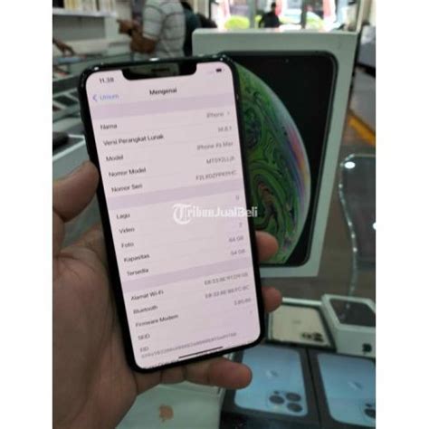 Hp Iphone Xs Max Gb Bekas Siap Pakai Fullset Fungsi Normal Di Semarang Tribunjualbeli Com