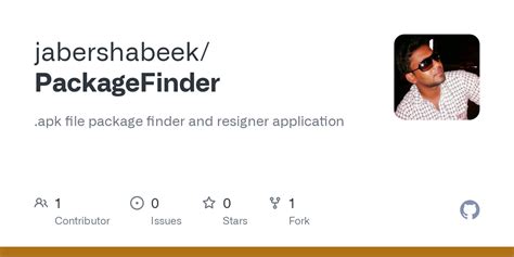 Github Jabershabeekpackagefinder Apk File Package Finder And Resigner Application