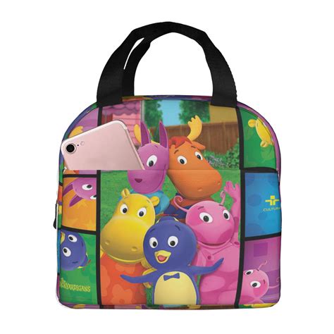 The Backyardigans Lunch Bag Portable Tote Bag Insulated Lunch Box Picnic Beach Office Insulated