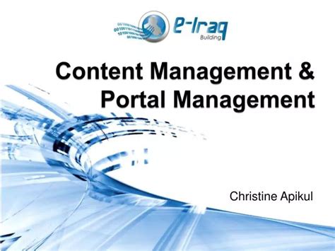 PPT Content Management Portal Management PowerPoint Presentation ID 1694165