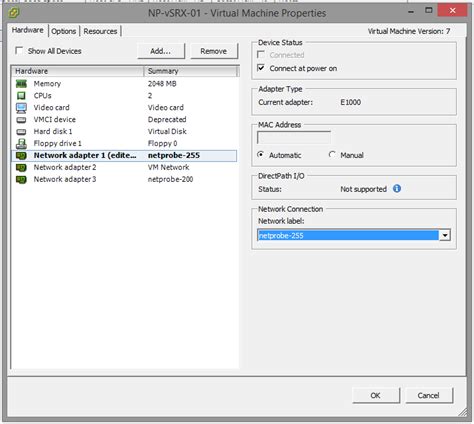 Setting Up A Virtual Lab Topology With Juniper VSRX Netprobe
