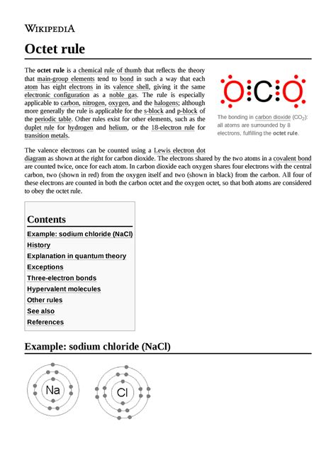 Octet Rule Introduction To Pyschology The Bonding In Carbon Dioxide