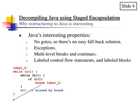 Ppt Decompiling Java Using Staged Encapsulation Welcome Powerpoint
