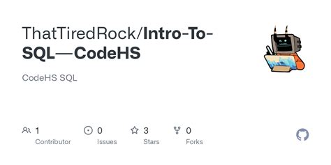 Intro To Sql Codehs214 R First Names At Main · Thattiredrockintro To Sql Codehs · Github
