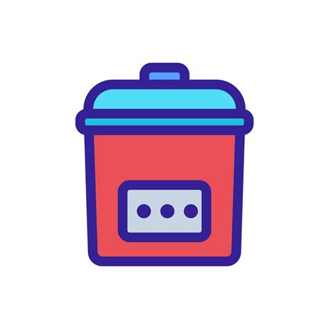 Slow Cooker Icon Vector Isolated Contour Symbol Illustration 18782934