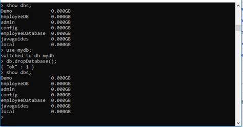 MongoDB Drop Database