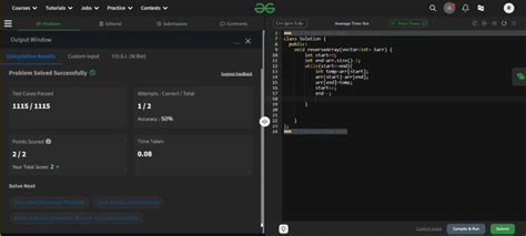 Romsha Wadhwa On Linkedin 100 Days Of Coding Challenge Drgviswanathan Day 2 Of 100 Gfg