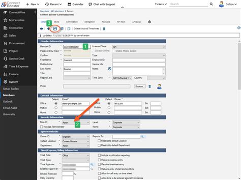 Update To ConnectWise REST API Administration Usage ConnectBooster