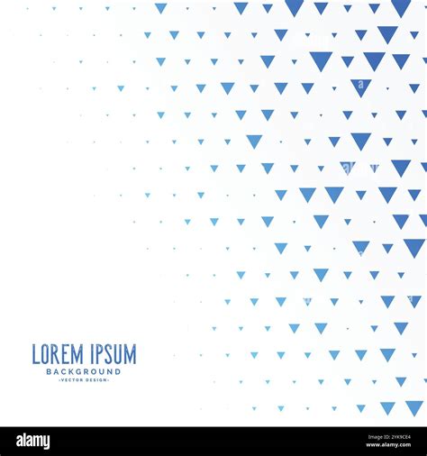Abstract Blue Triangle Pattern Background Stock Vector Image And Art Alamy