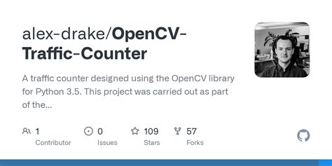 Github Alex Drakeopencv Traffic Counter A Traffic Counter Designed