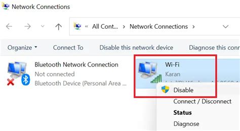 Enable Or Disable Wi Fi And Ethernet Adapter On Windows 11