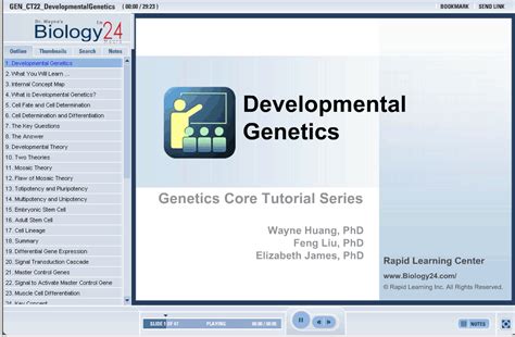 Genetics Developmental Genetics