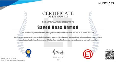 Sayed Anas On Linkedin Cybersecurity Internship Websecurity Penetrationtesting Vapt Owasp…