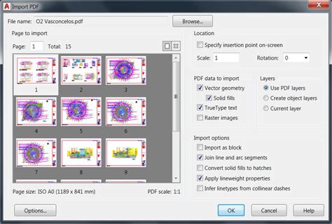 import layer settings autocad