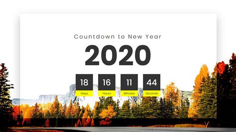 Countdown To New Year 2020 Coming Soon Page Using Html Css And Javascript New Year 2020 Html