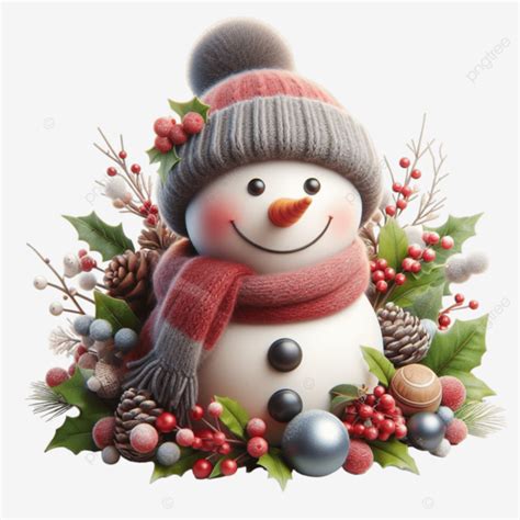 흰색 배경에 모자와 스카프를 착용하는 눈사람 모자와 스카프를 두른 눈사람 겨울 캐릭터 설경 Png 일러스트 및 이미지 에 대한 무료 다운로드 Pngtree