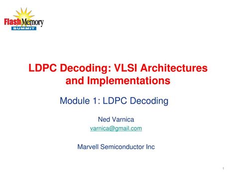 Ppt Ldpc Decoding Vlsi Architectures And Implementations Powerpoint