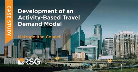 Andrew Rohne On Linkedin Development Of An Activity Based Travel Demand Model Rsg