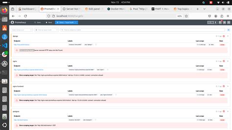 Docker Grafana And Prometheus Connection Isssus Grafana Grafana Labs Community Forums