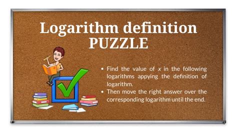 Logarithm Definition Puzzle