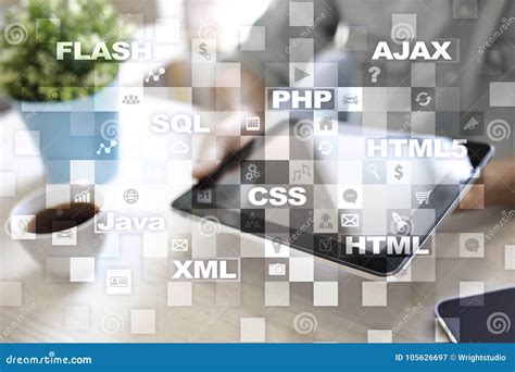 Web Development Programming Internet And Technology Concept Stock Image Image Of Media
