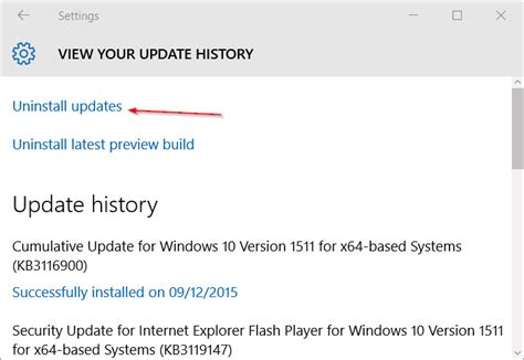 Cara Menghapus Uninstall Update Di Windows 10