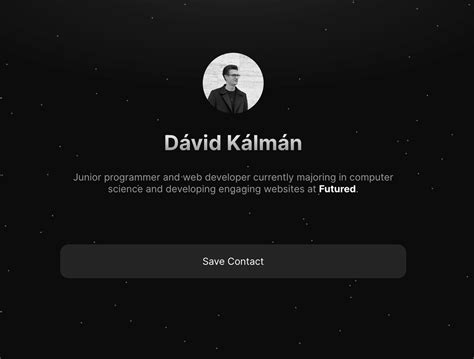 Framer City Save Contact Button Dávid Kálmán 1 Framer Resource