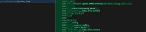 comment after let binding breaks downstream output · issue 1284 · fsprojects fantomas · github