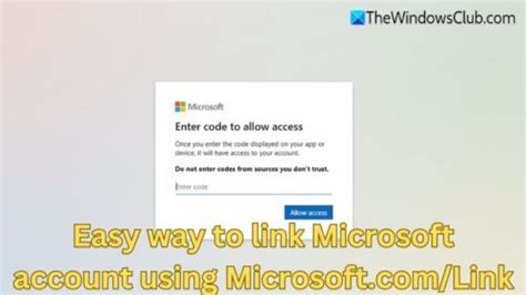 How To Link Microsoft Account Using Microsoft Com Link