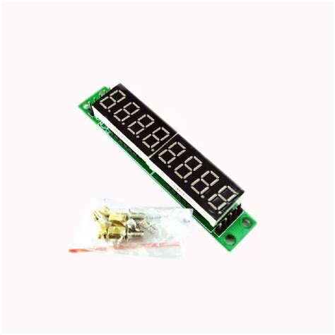 arduino display de 8 digitos 7 segmentos rojo con max7219 mebuscar