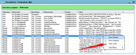 Using Find And Replace In An Adp To Accdb Migration Access Dev Tools