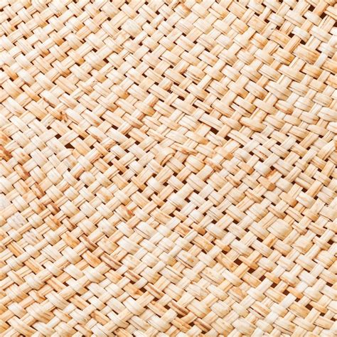 Textura De Sombrero De Paja De Fibras De Rafia Entretejidas Foto Premium