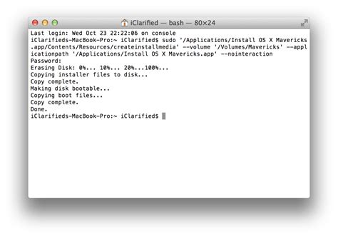 How To Create A Bootable Os X Mavericks Usb Install Key Iclarified