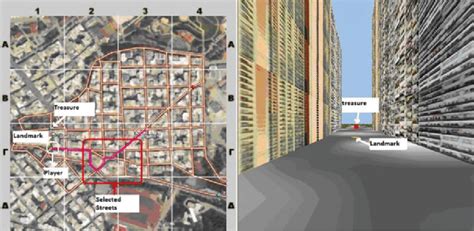 The Terrain Of The Treasure Hunt Template Download Scientific Diagram
