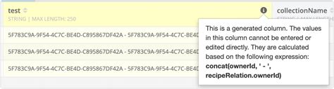 string comparison in generated column data service backendless support