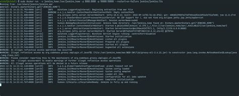 Docker Initialadminpassword File Not Present Inside Varjenkinshome