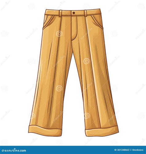 Masculine Cartoon Style Illustration Of White Shorts Cartoondealer
