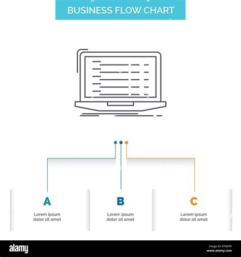 Laptop Flow Chart Stock Vector Images Alamy