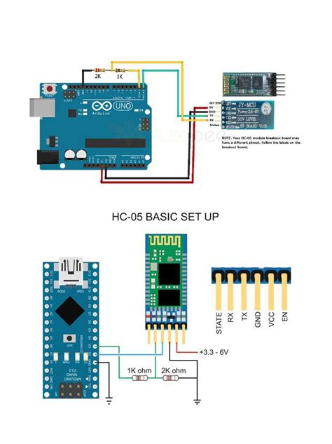 hc 05 rf wireless bluetooth transceiver module rs232 ttl to uart