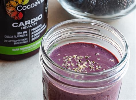 Cocoa Flavanol Berry Smoothie Recipe Cocoavia