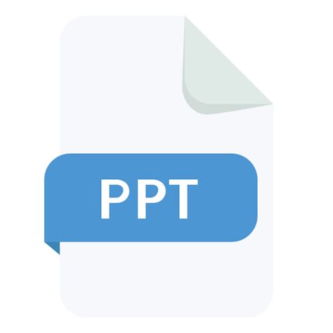 Ppt Extension Generic Color Fill Icon