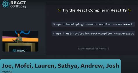 [video] eliziane lima on linkedin reactconf2024 react19