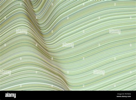 Color Abstract Line Curve And Wave Geometric Pattern Generative Art