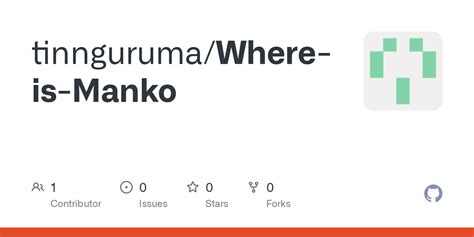 Github Tinnguruma Where Is Manko