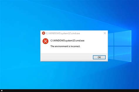 The Environment Is Incorrect How To Fix Error