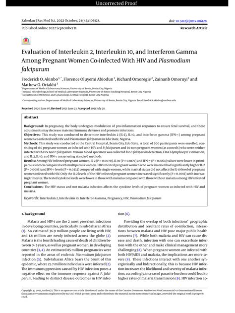 Pdf Evaluation Of Interleukin 2 Interleukin 10 And Interferon Gamma