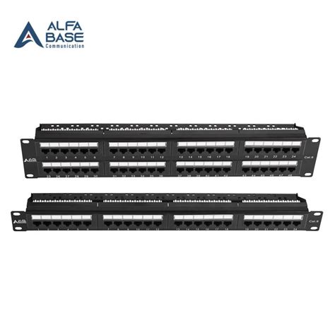 UTP Patch Panel แผงกระจายสายแลน UTP แบบ Cat6 และ Cat5e