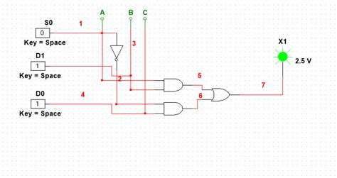 Solved Task 2 Design A 2 1 Multiplexer In Multisim Using Only The Course Hero
