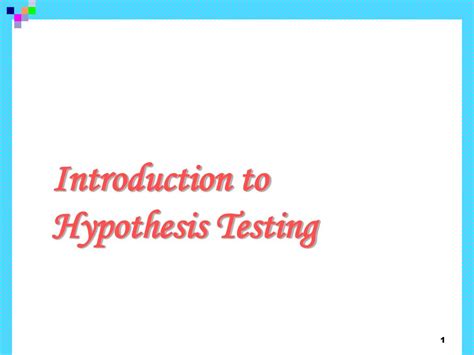 PPT Introduction To Hypothesis Testing PowerPoint Presentation Free Download ID 7064344